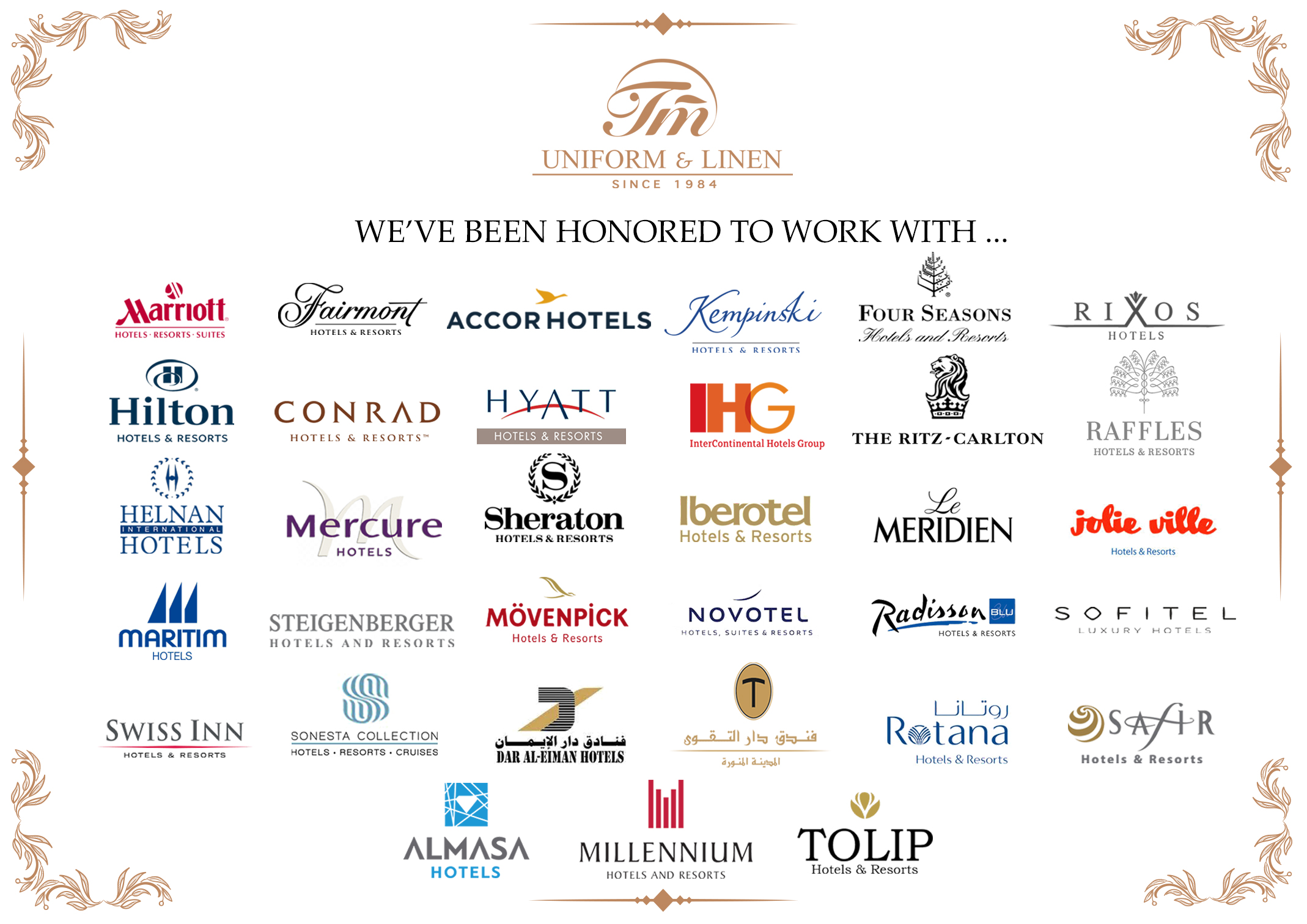 Business Partners - TM Fashion Factory & Hotel Supplies